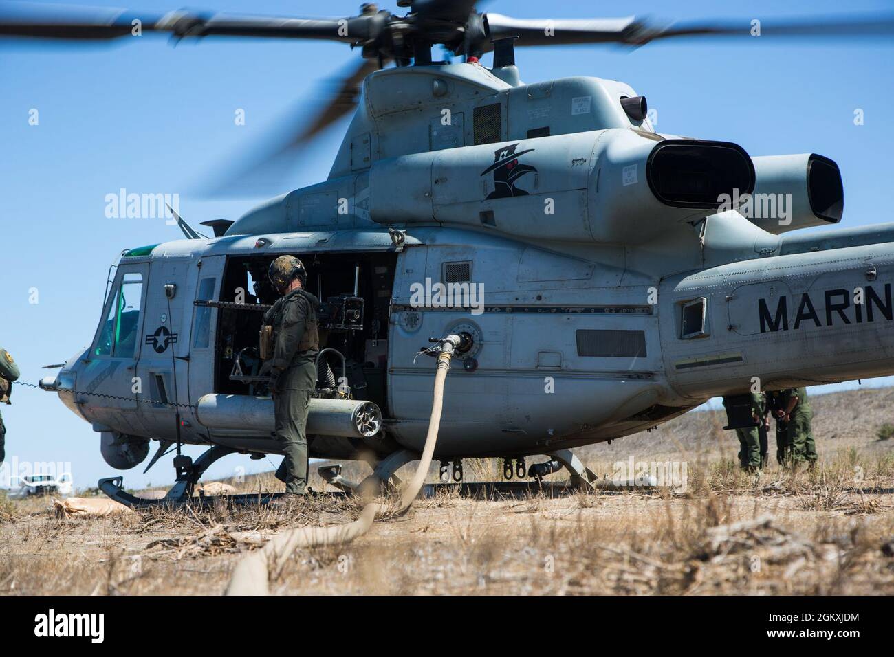 U.S. Marine Corps aircraft from Marine Light Attack Helicopter Squadron ...