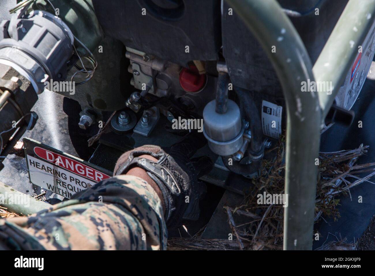 U.S. Marine Corps aircraft from Marine Light Attack Helicopter Squadron ...