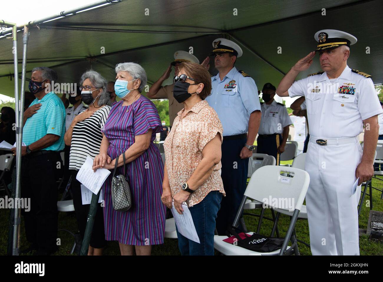 SANTA RITA, Guam (July 20, 2021) - Military service members and local ...