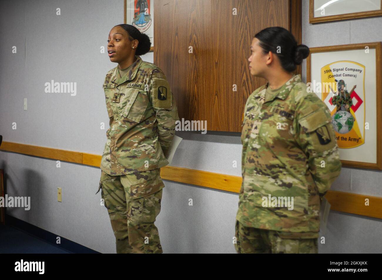 U.S. Army Spc. Cierra Ellis, assigned to 55th Signal Company (Combat ...