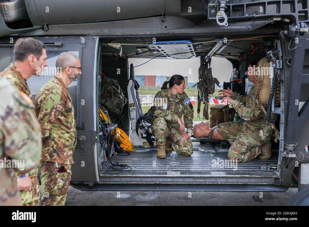 Italian Maj. Gen. Franco Federici, commander of Kosovo Force, and ...