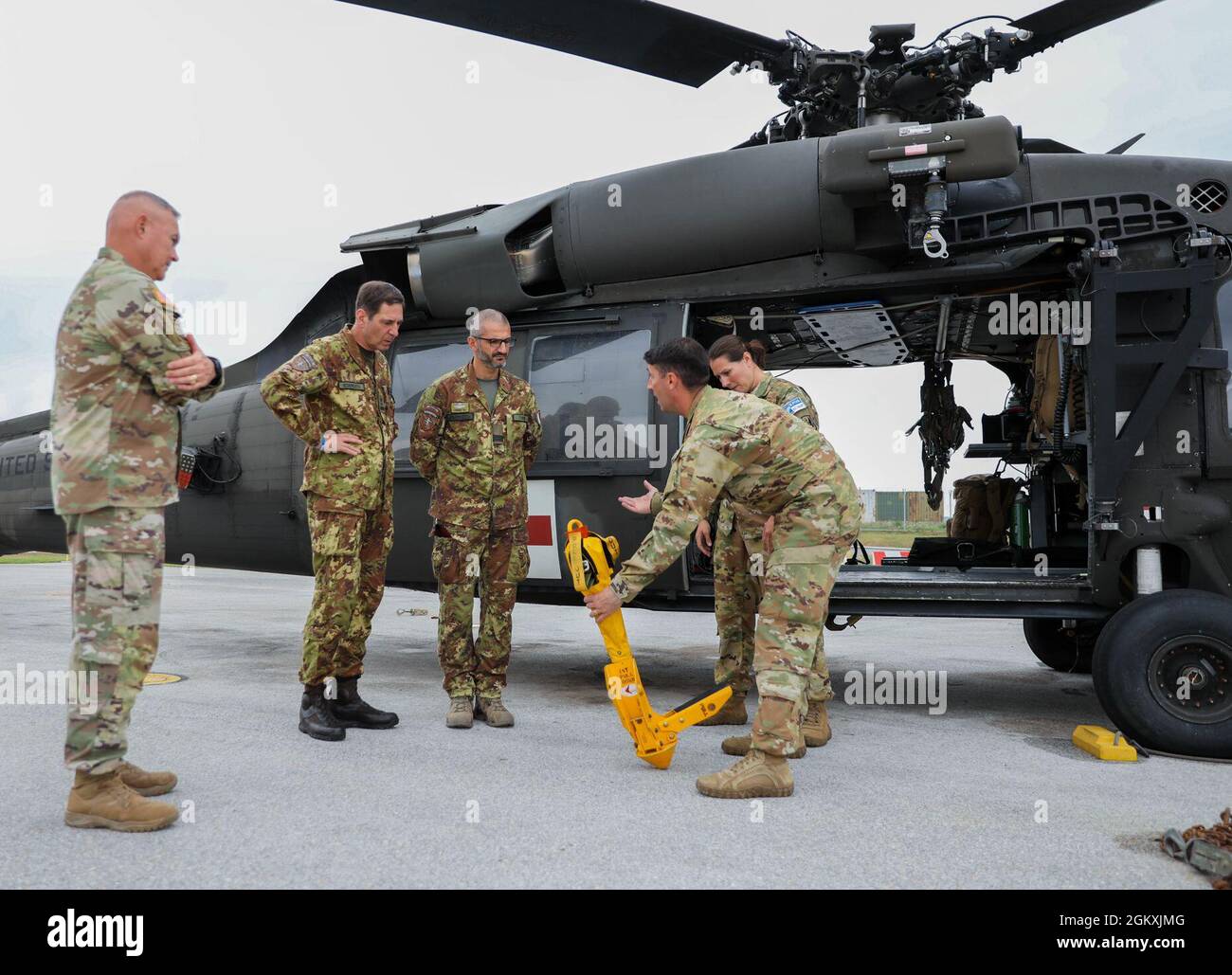 Italian Maj. Gen. Franco Federici, commander of Kosovo Force, and ...