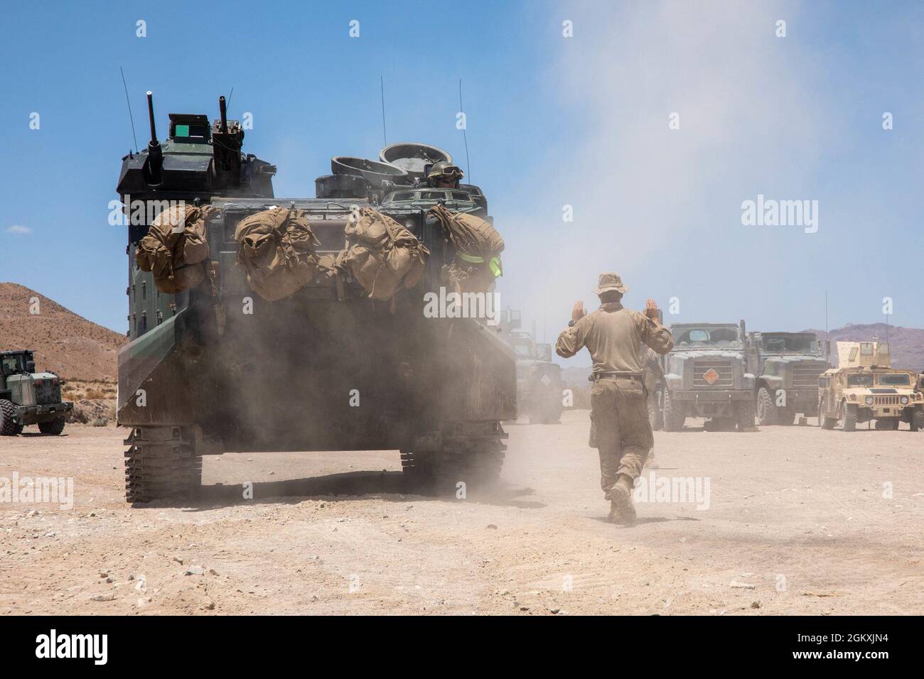 Cpl. Christian Fontaine, a crew chief with 4th Assault Amphibian ...