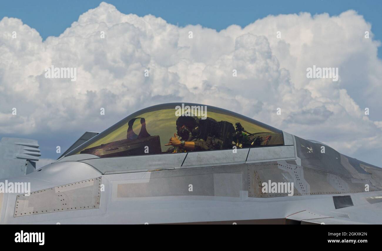 A pilot assigned to the 27th Fighter Squadron from Joint Base Langley ...