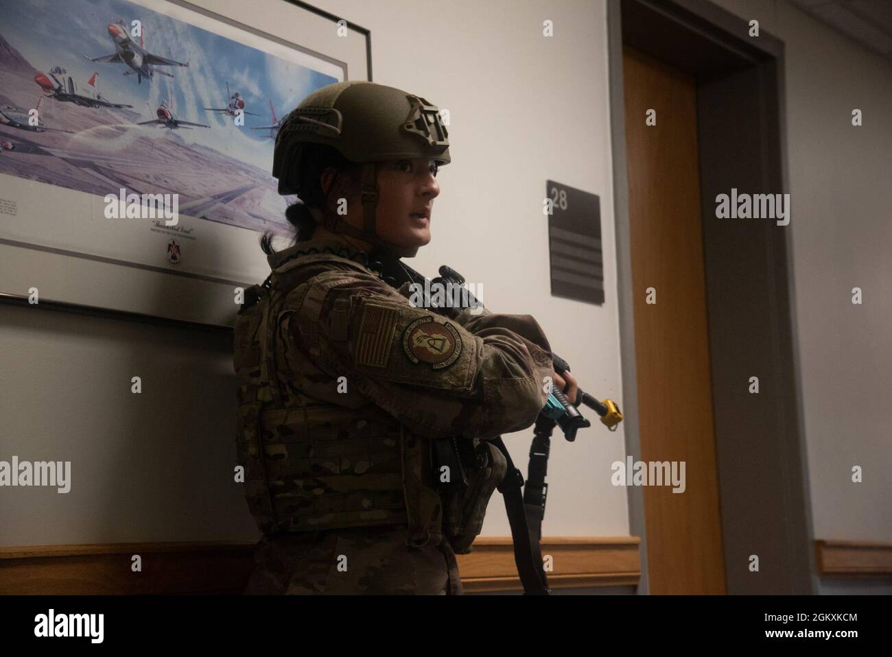 U.S. Air Force Staff Sgt. Rhonda Veverka, 375th Security Forces ...