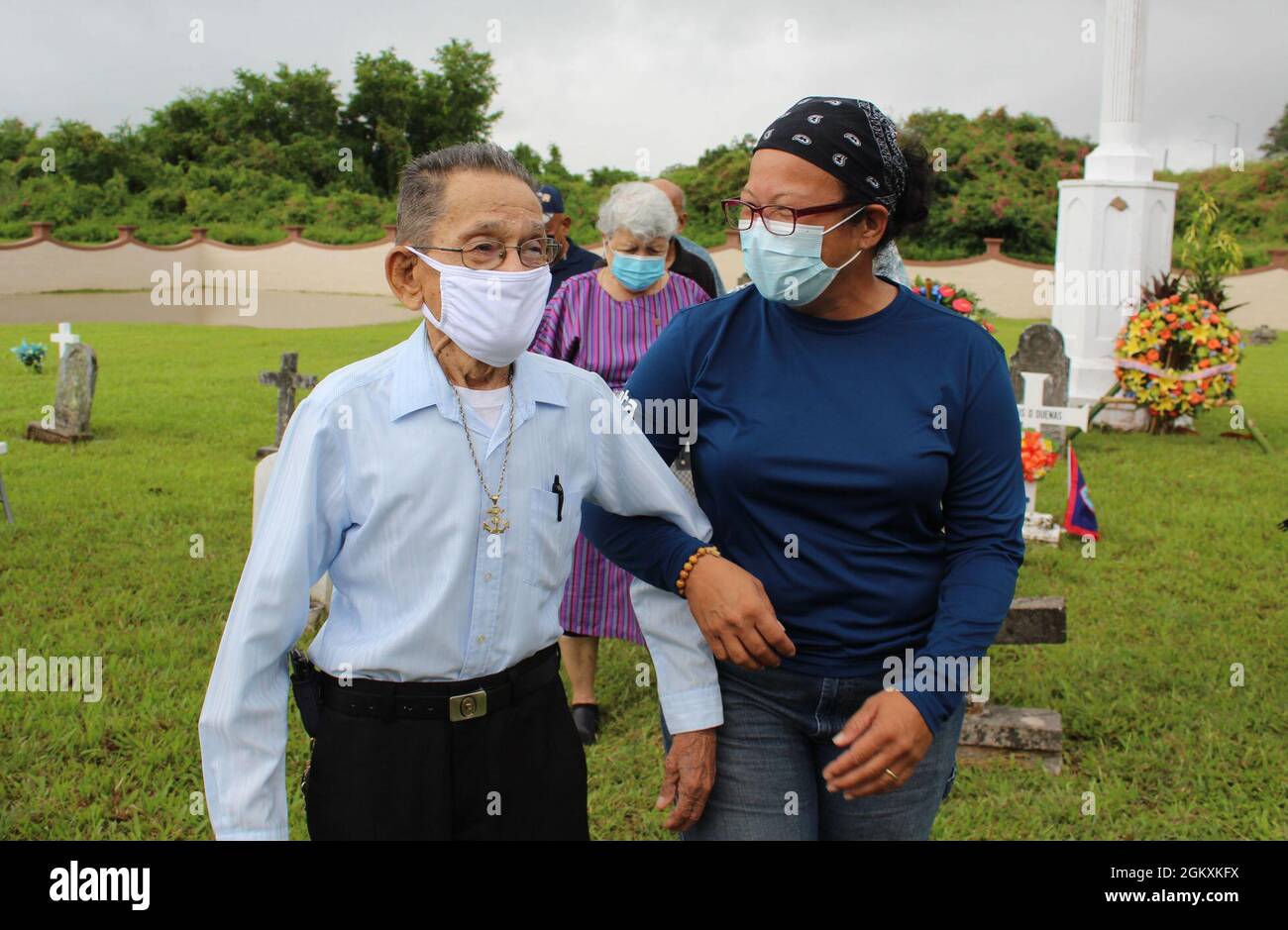 SANTA RITA, Guam (July 20, 2021) - A memorial was held at the Sumay ...