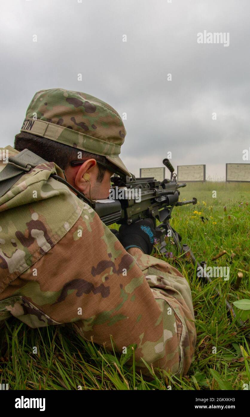 New York Army National Guard Sgt. Nick Austin, an armament and ...