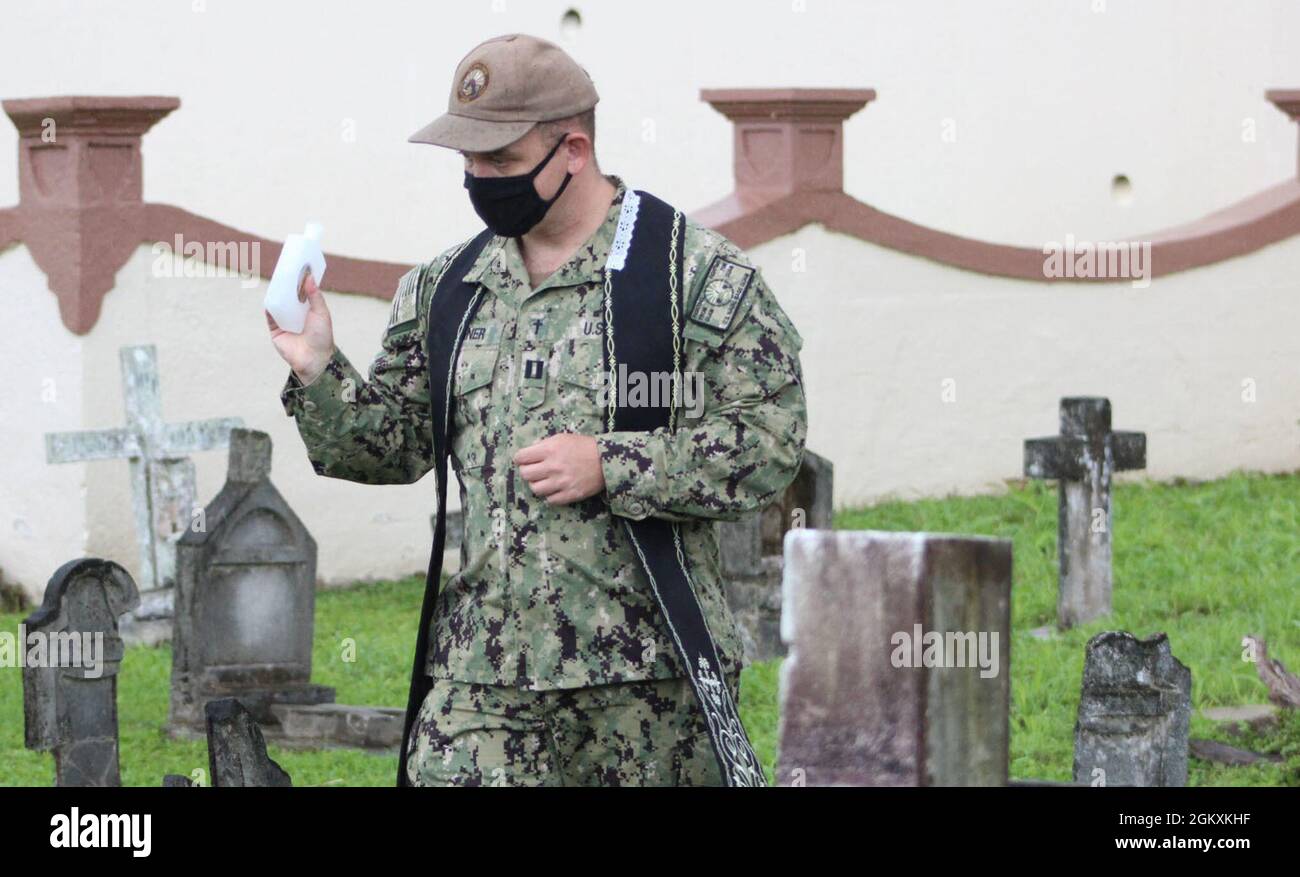 SANTA RITA, Guam (July 20, 2021) - A memorial was held at the Sumay ...