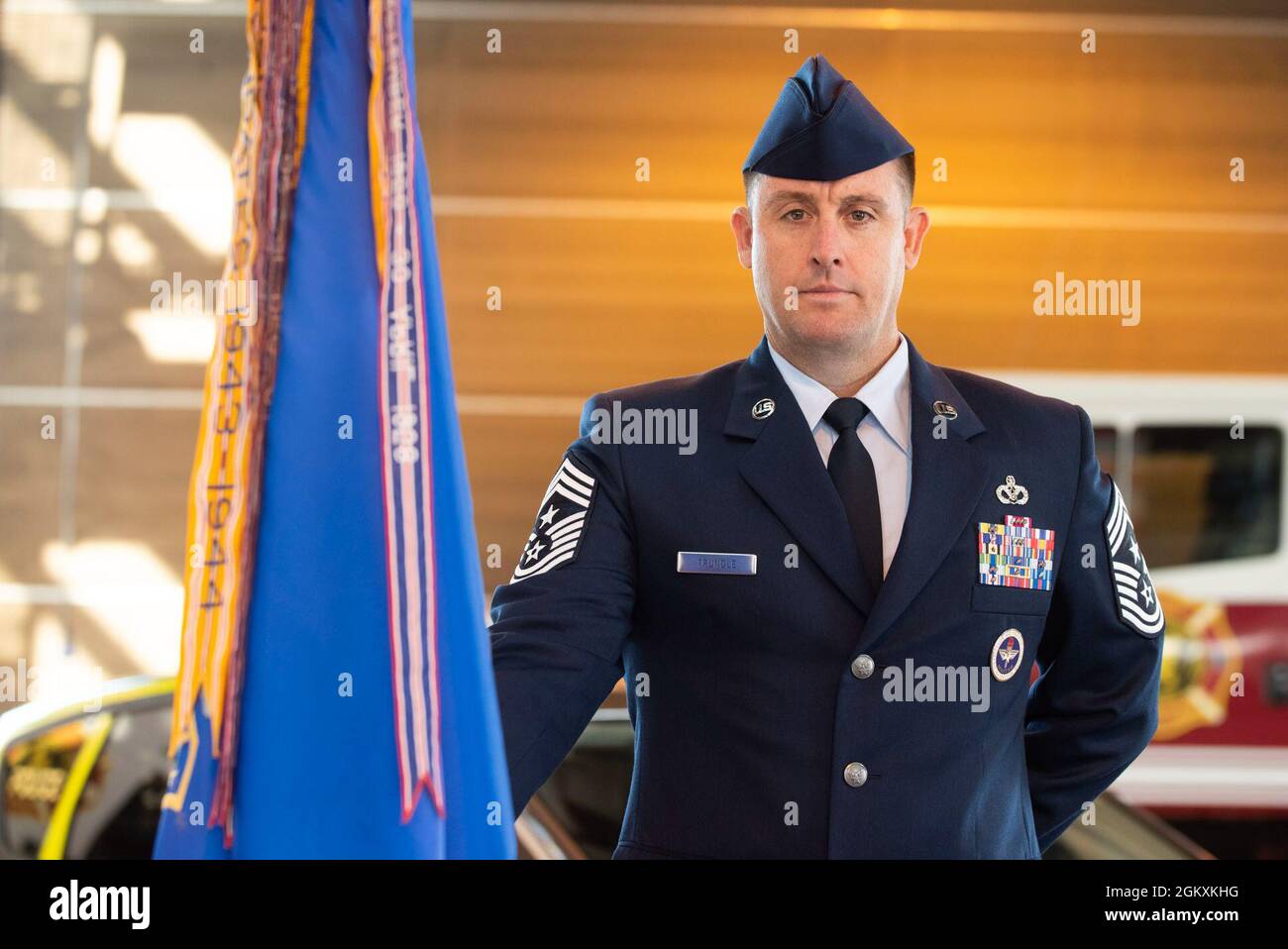U.S. Air Force Chief Master Sgt. Joshua Trundle, 501st Combat Support ...