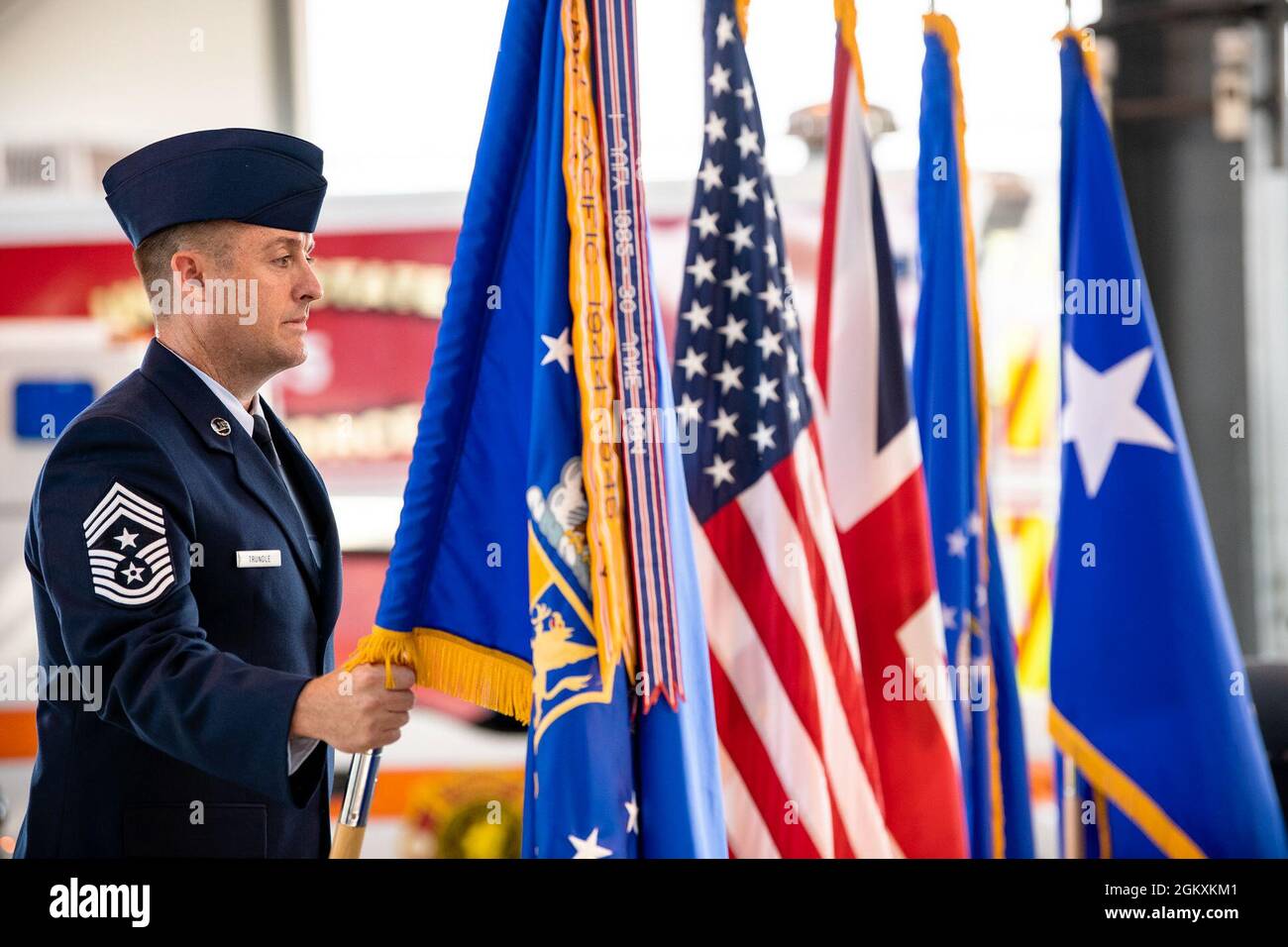 U.S. Air Force Chief Master Sgt. Joshua Trundle, 501st Combat Support ...