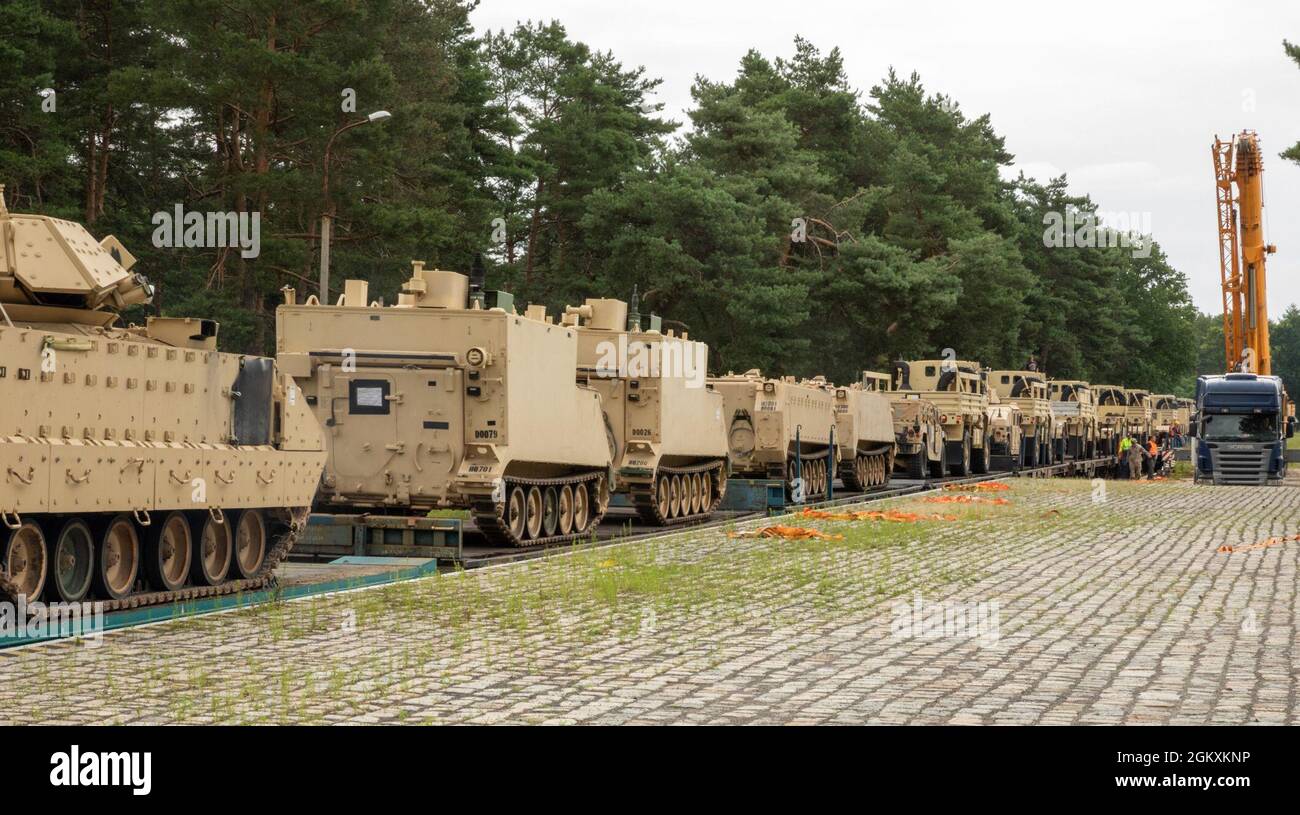 Members of 49th Transportation Battalion, 16th Sustainment Brigade and ...