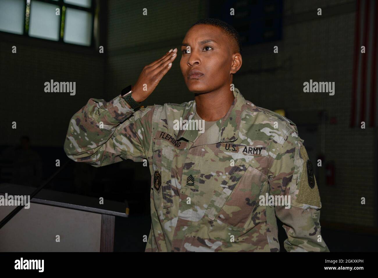 A U.S. Army Sgt. 1st Class assigned to the Medical Department Activity ...