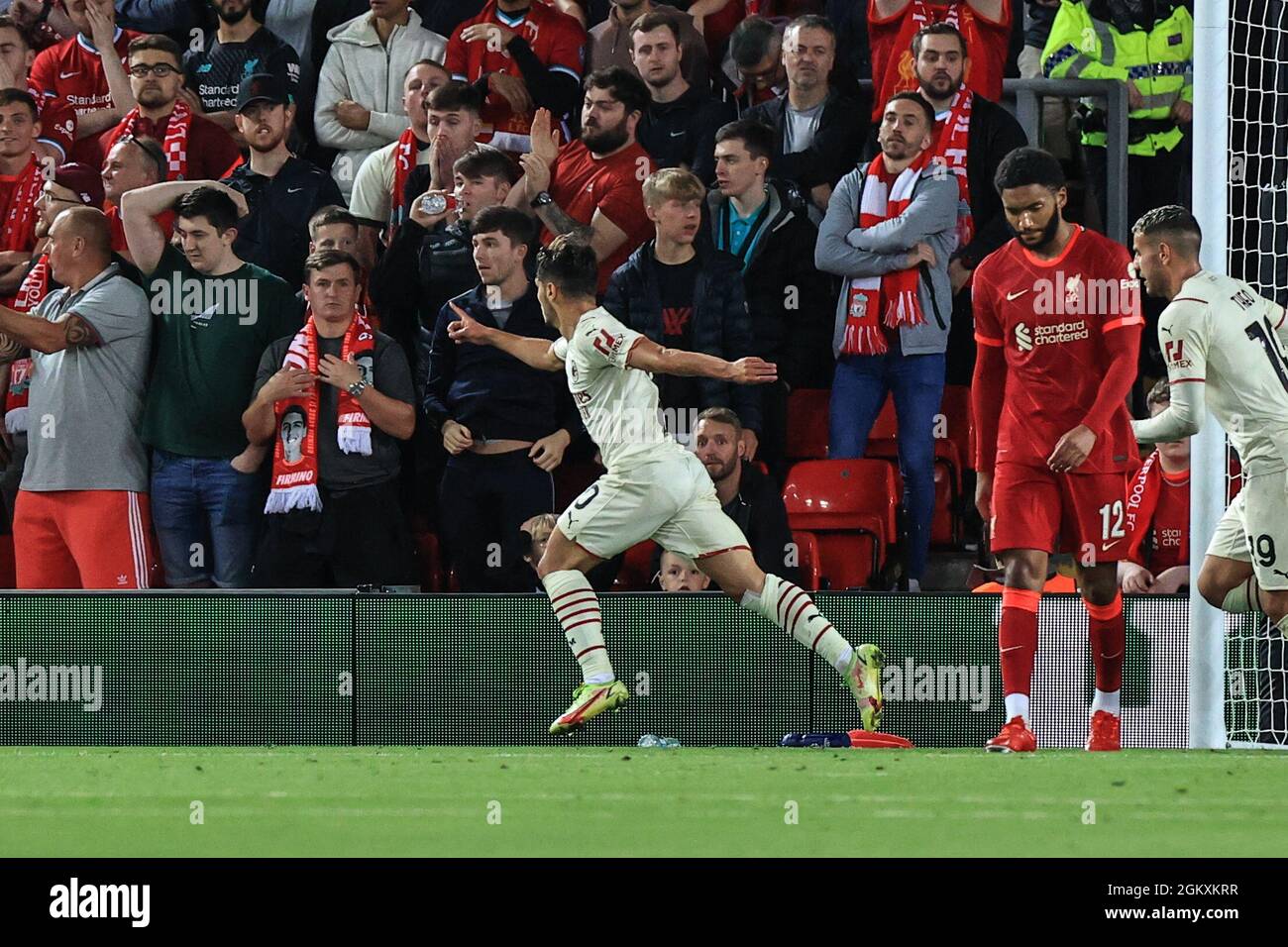Brahim diaz celebration hi-res stock photography and images - Alamy