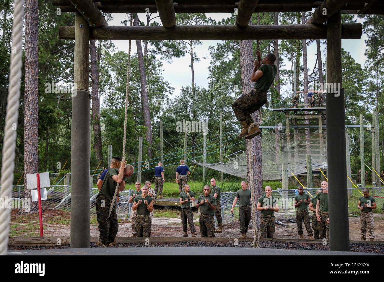 Recruits with India Company, 3rd Recruit Training Battalion, complete ...