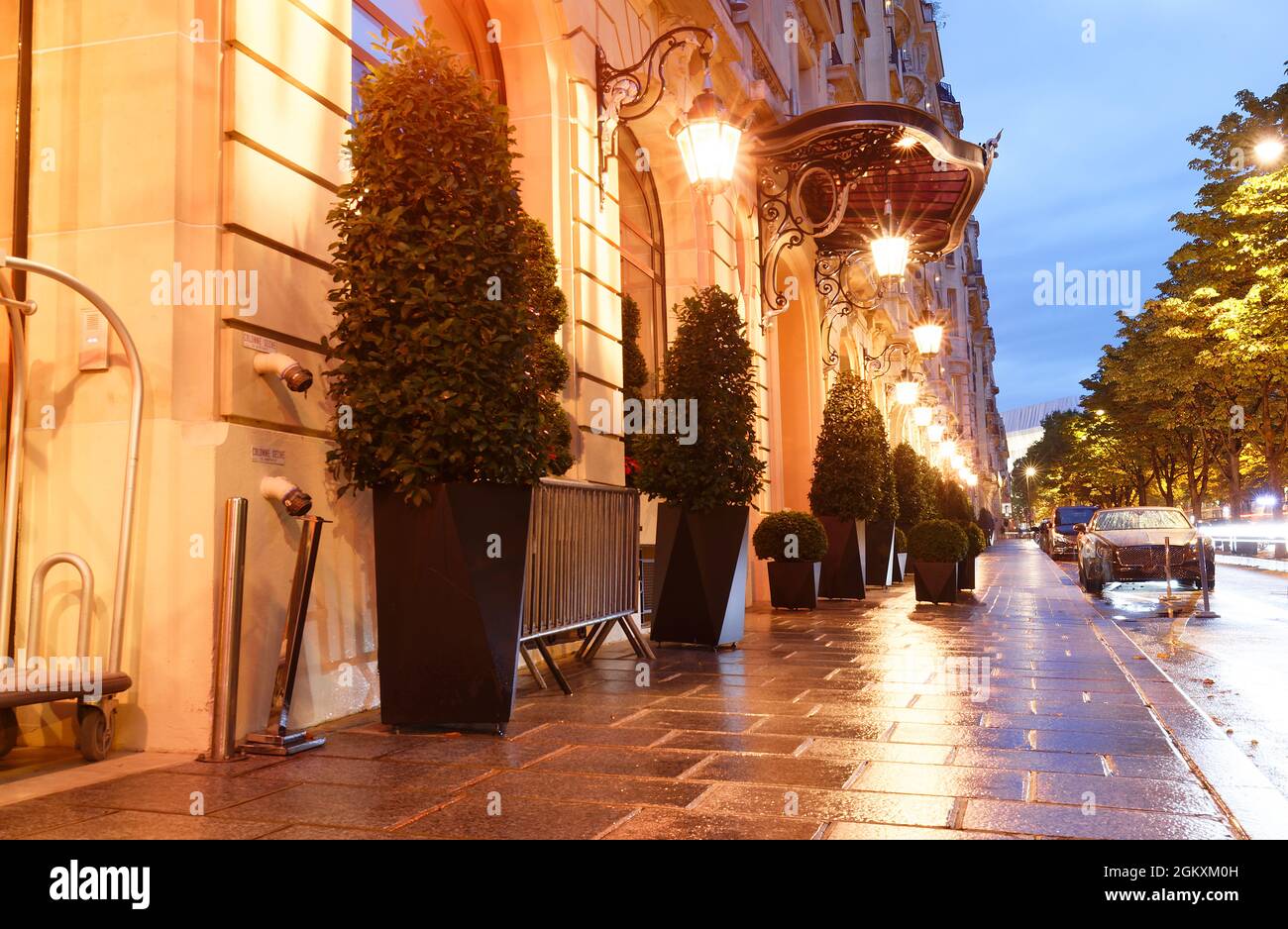 Just steps from the Champs Elysees avenue and Triumphal arch , Le Royal ...