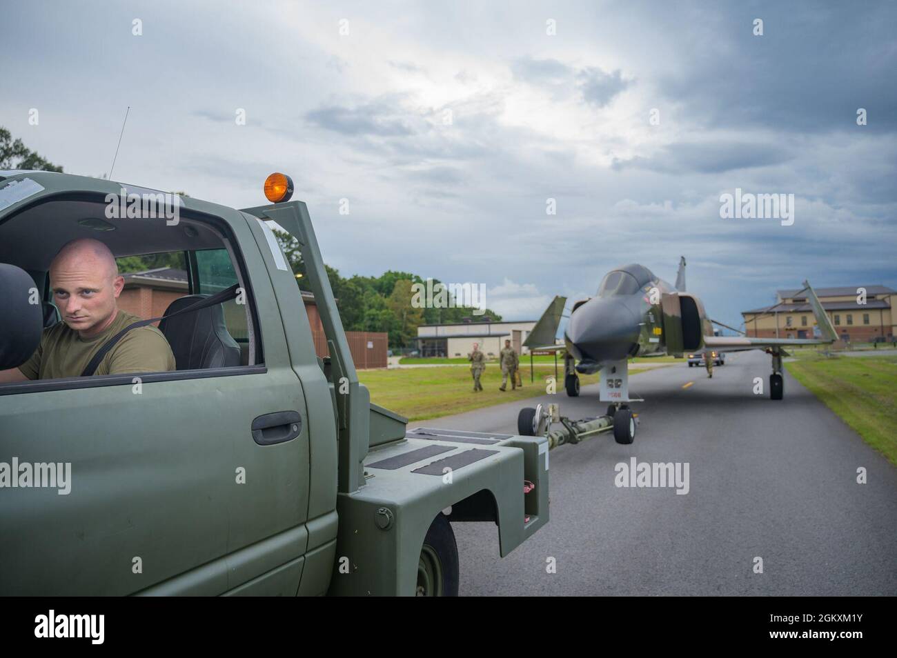 U.S. Air Force Staff Sgt. Russell Crumley, an aero repair specialist ...