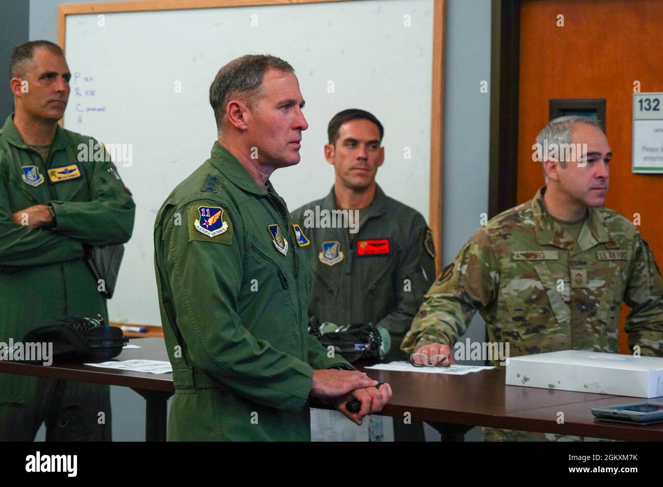 U.S. Air Force Lt. Gen. David A. Krumm, commander of Alaskan North ...
