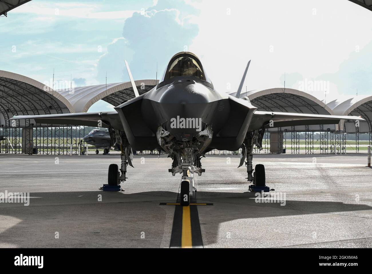 U.S. Air Force Maj. Martin “Lefty” Smith, 58th Fighter Squadron F-35A ...