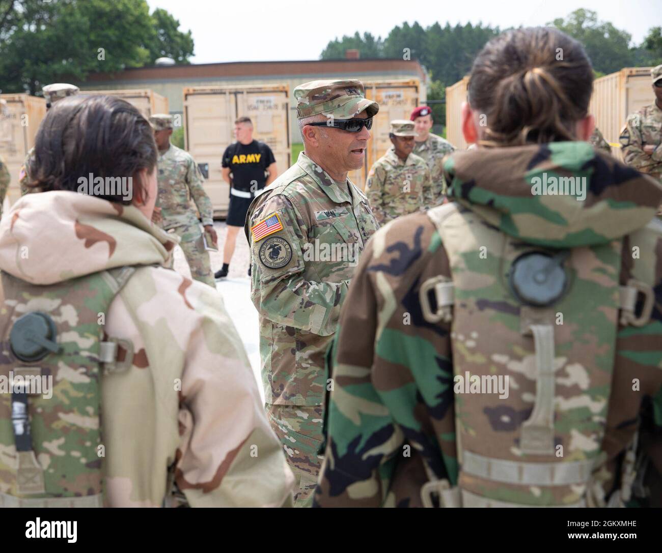 FORT LEE, Va. (July 20, 2021) Army Maj. Gen. Jeff Van, Joint Task Force ...