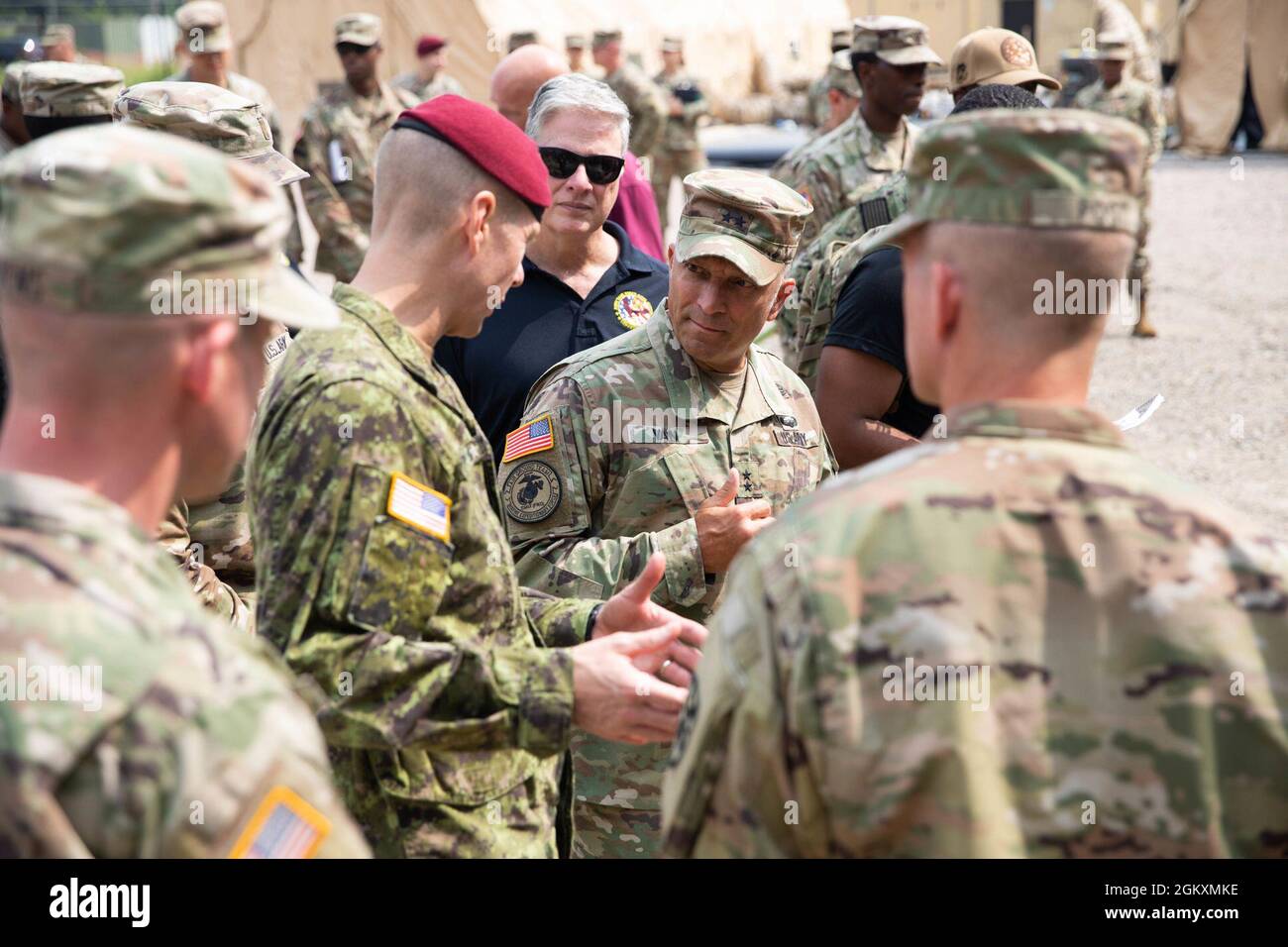 FORT LEE, Va. (July 20, 2021) Canadian Army Brig. Gen. Bob Ritchie ...