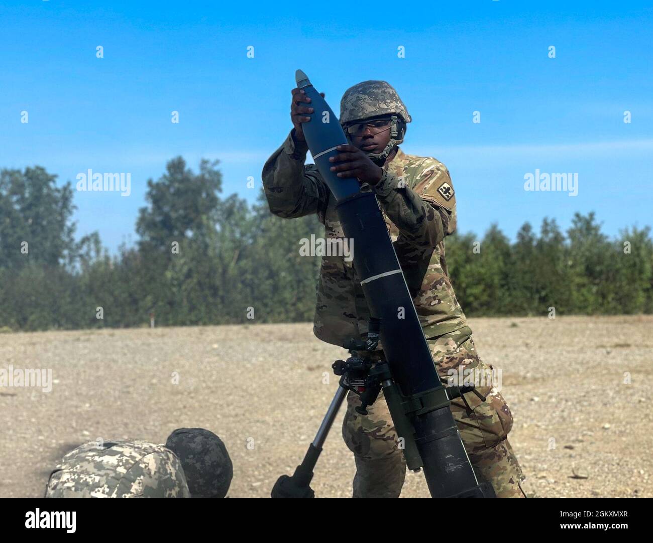 Indirect fire infantrymen with the Alaska Army National Guard’s 1st ...