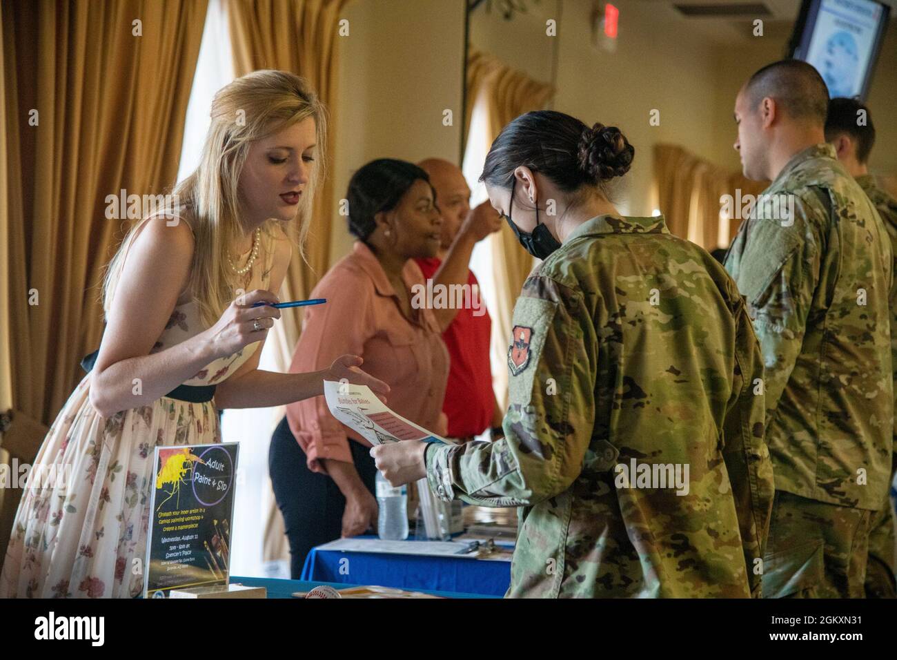 Sonya Struble, left, 56th Force Support Squadron Airman & Family ...