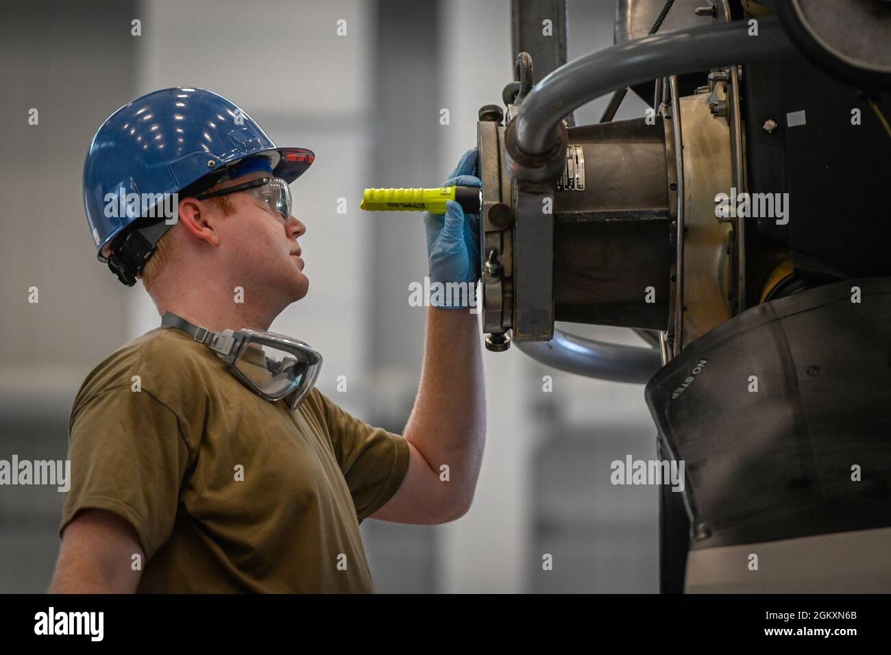 U.S. Air Force Staff Sgt. Johnathon Brace, 103rd Maintenance Squadron ...