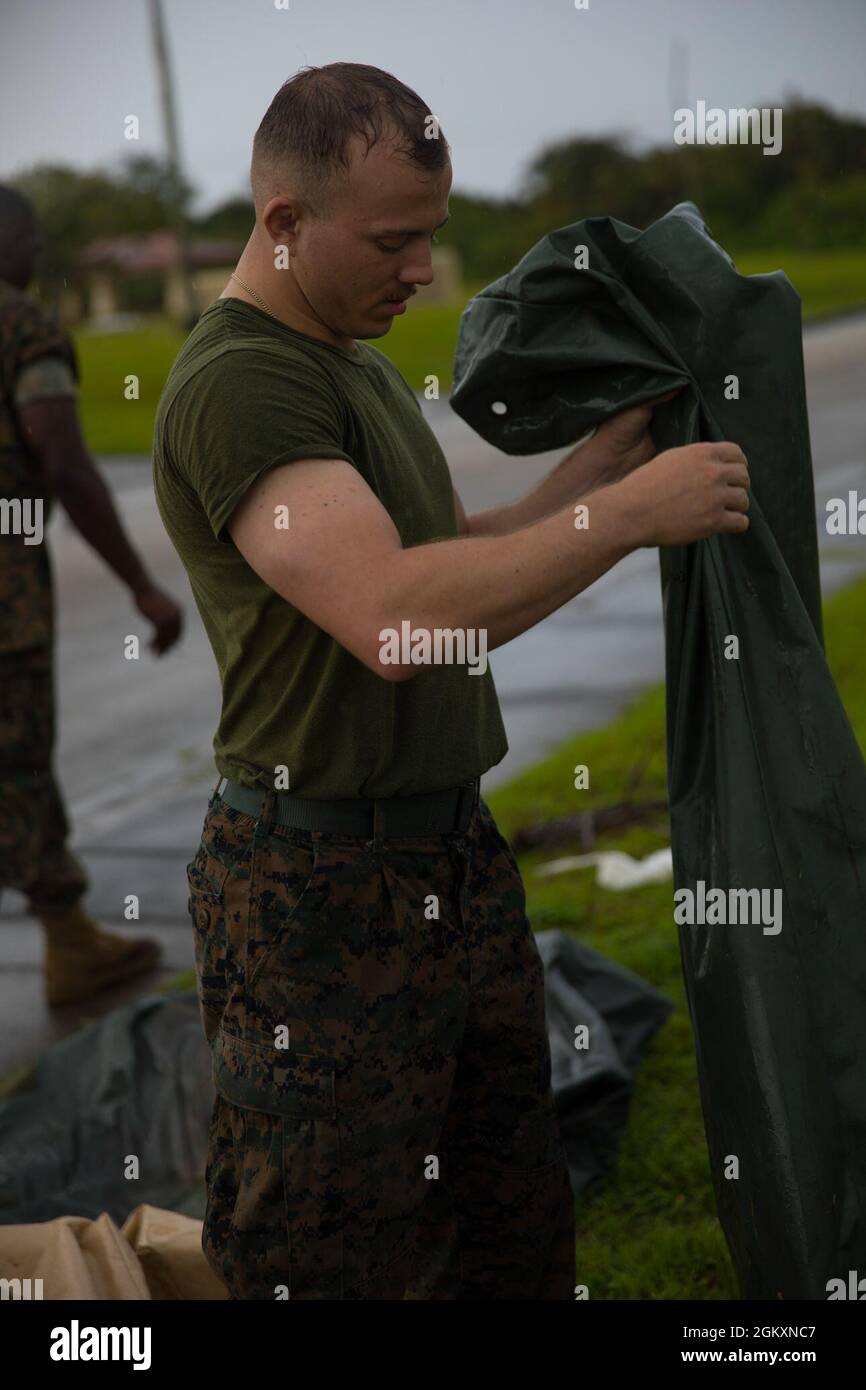 U.S. Marine Corps Cpl. Charles Capps III, a Tactical Air Defense ...