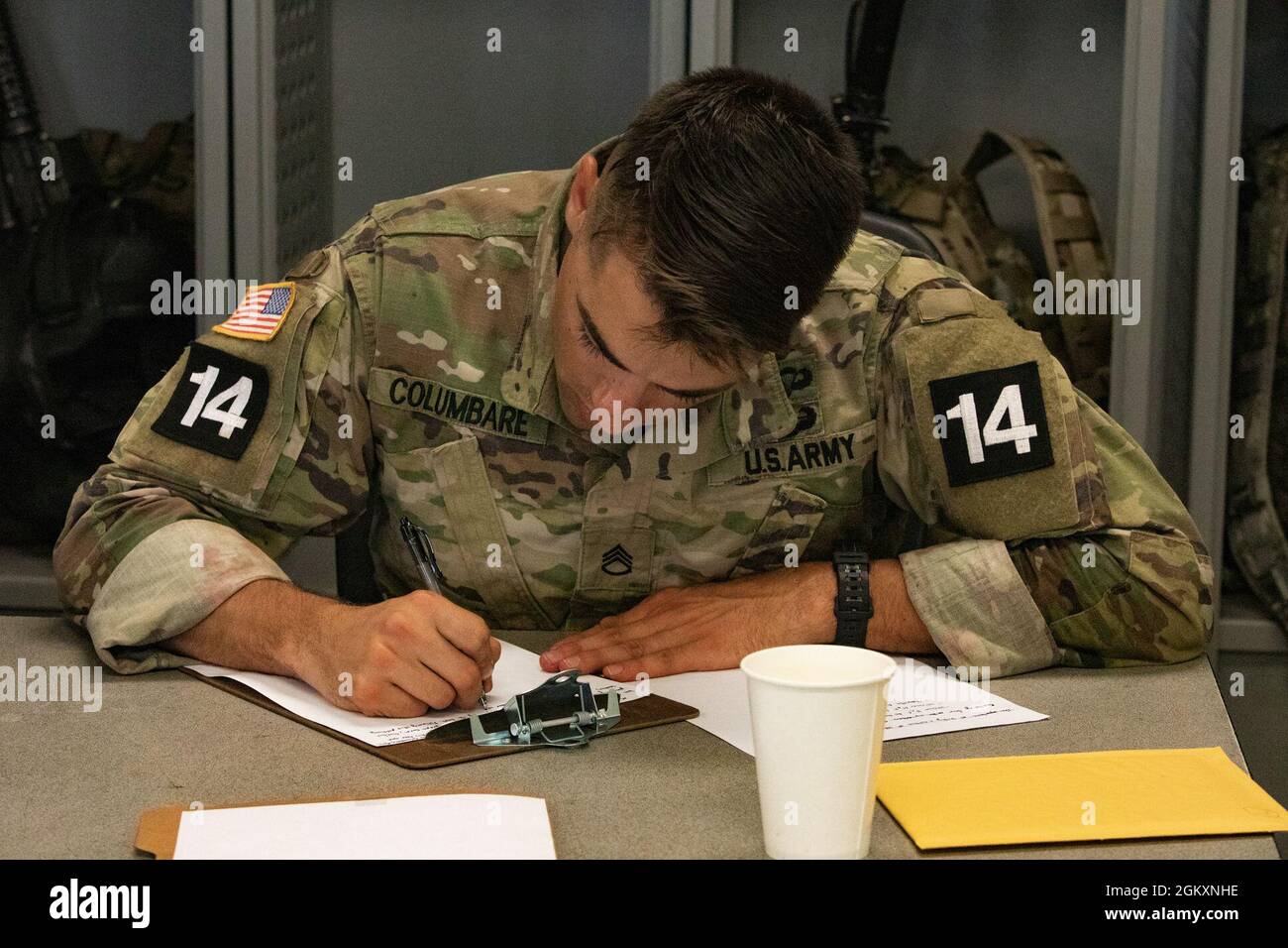 Staff Sgt. Ryan Columbre, from the Sustainment Center of Excellence ...