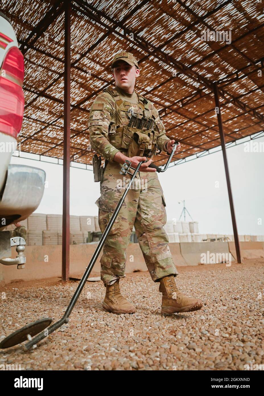 U.S. Air Force Senior Airman Taylor Nutter, 409th Expeditionary ...