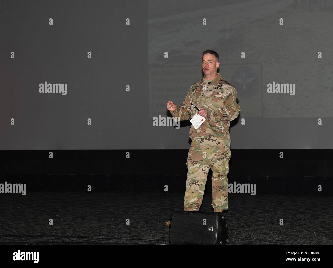 U.S. Army Maj. Gen. David J. Francis, U.S. Army Aviation branch chief ...