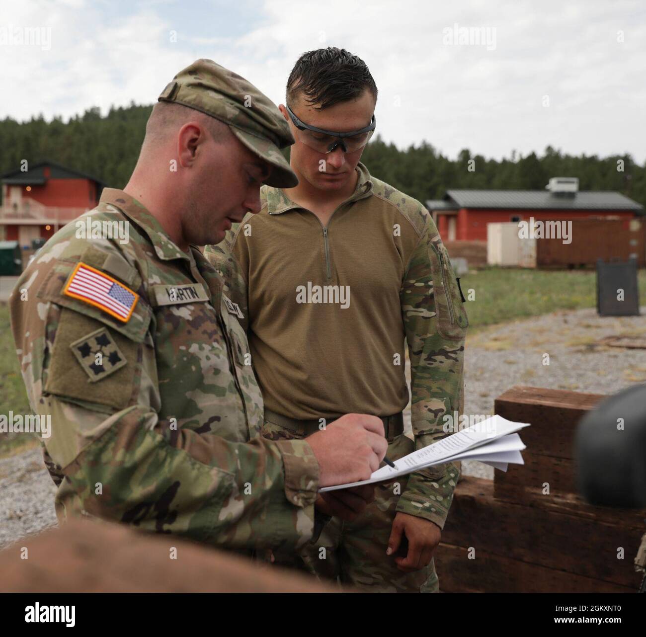 Spc. Aiden Carroll, with 133rd Engineer Company, Wyoming Army National ...