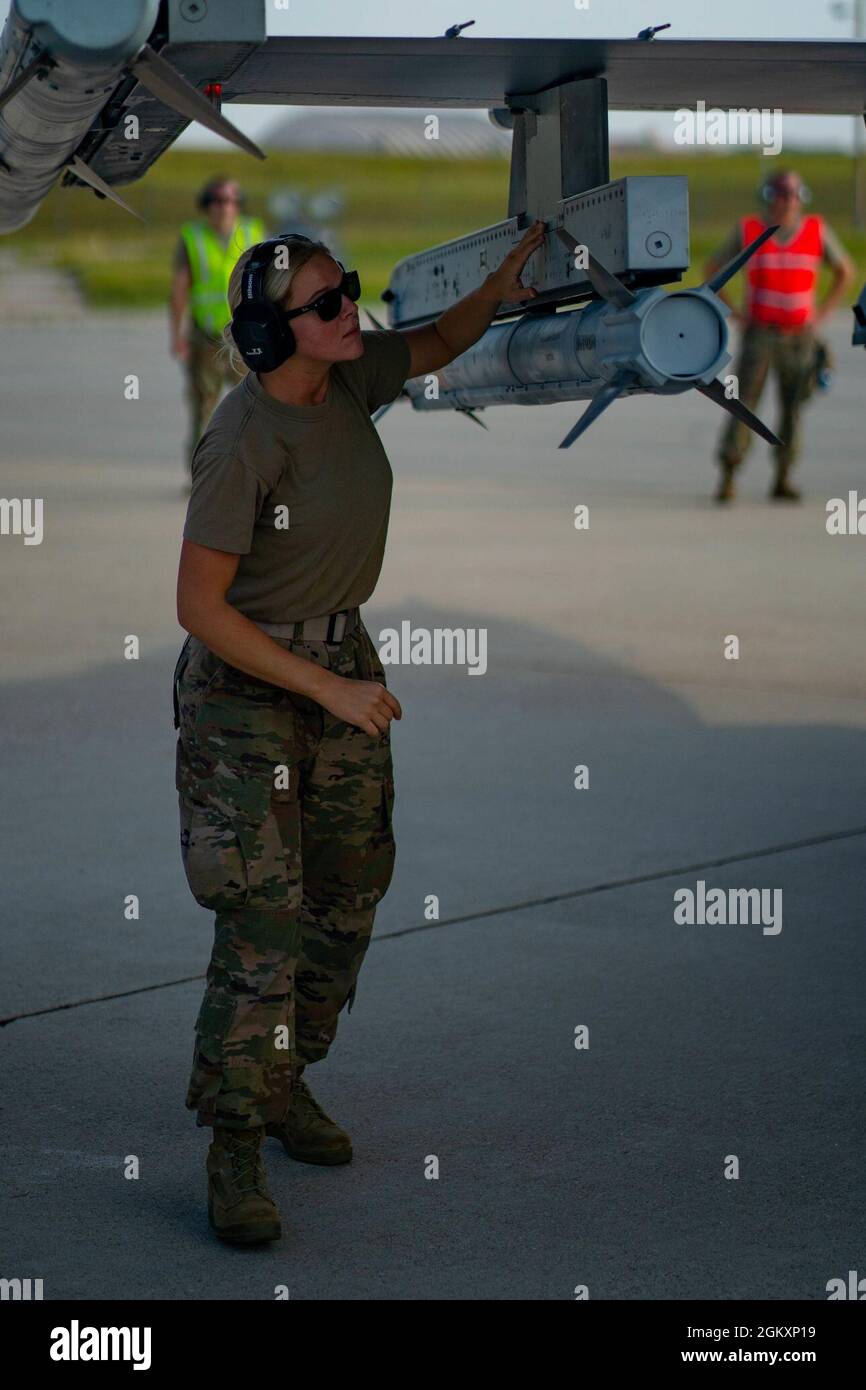 Staff Sgt. Ashlee Verhoek, 114th Aircraft Maintenance weapons ...