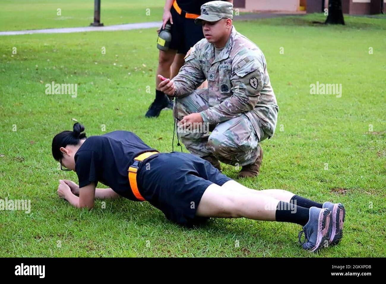 U.S. Army Specialist Dasom Joo, training at the Noncommissioned Officer ...