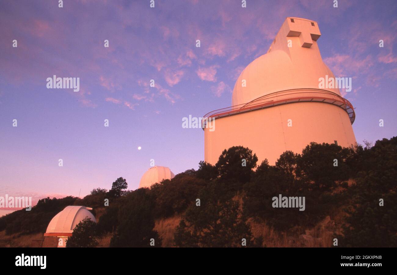 ©1991 Telescopes of McDonald Observatory in the Davis Mountains of west ...