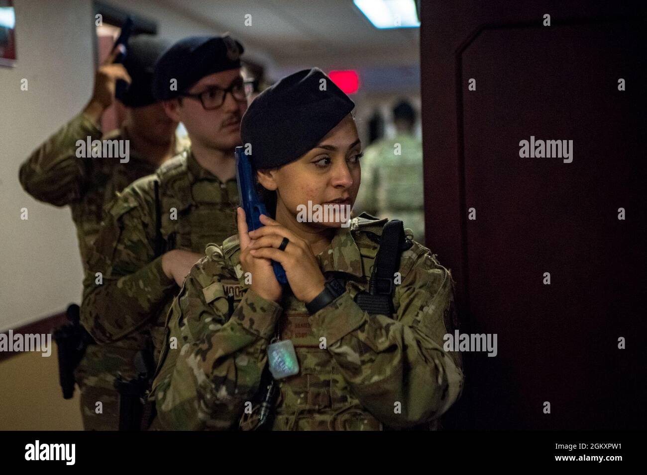 U.S. Air Force Staff Sgt. Daniela Moore, a 137th Special Operations ...