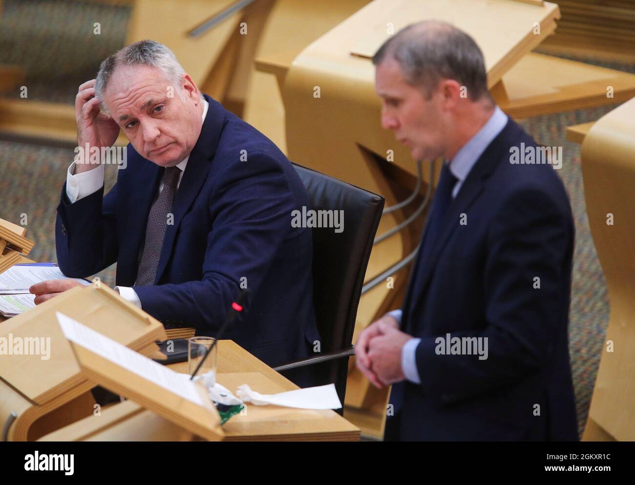 Richard Lochhead MSP SNP (left) and Michael Matheson MSP Net Zero and ...