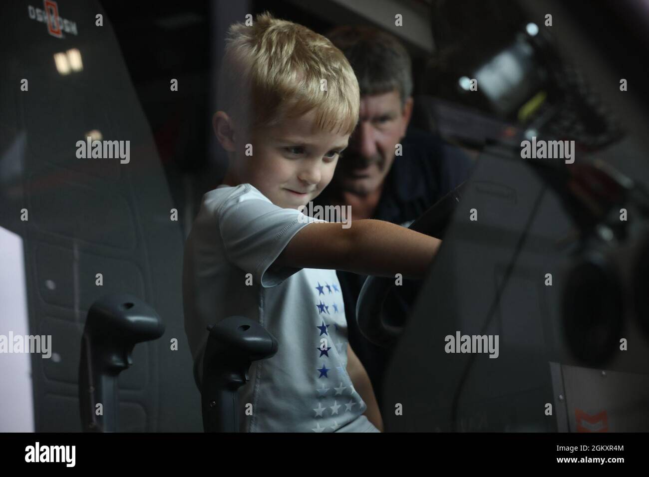 Firefighters at Camp Ripley Training Center, Minnesota, give six year ...