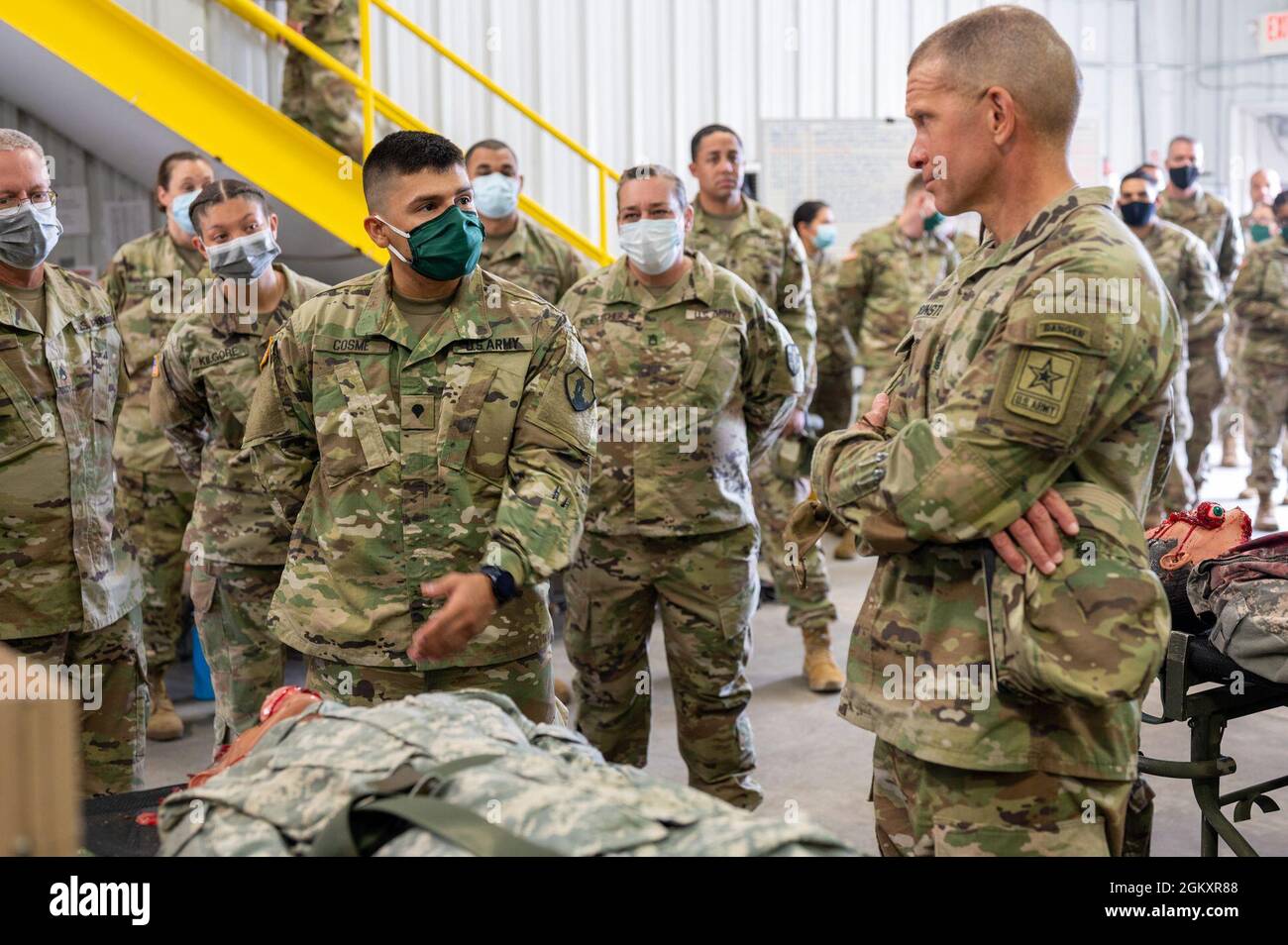 Spc. Javier Cosme, an Army mental health specialist for the 335th ...