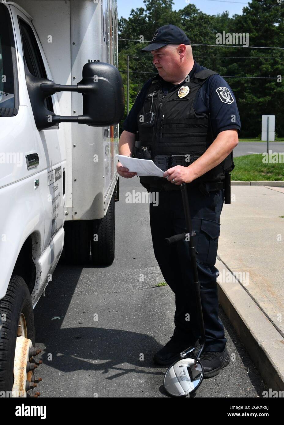 Officer Robert Keeler, 104th Fighter Wing Installation Security Officer ...