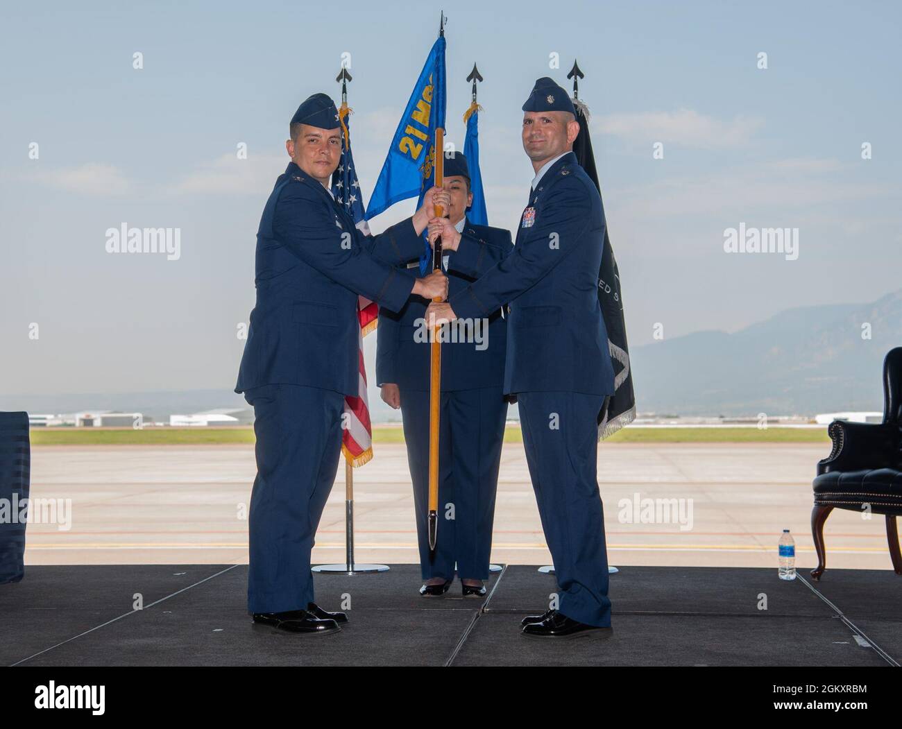 PETERSON AIR FORCE BASE, Colo. – U.S. Air Force Col. David Wilson, 21st ...