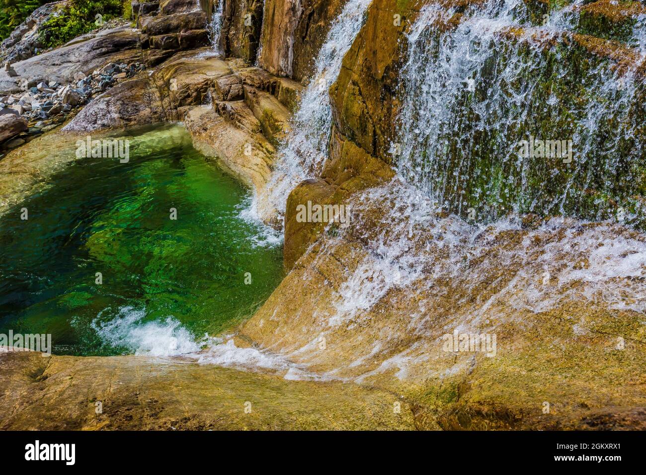 Keekwulee Falls in the Alpine Lakes Wilderness, Mount Baker–Snoqualmie ...