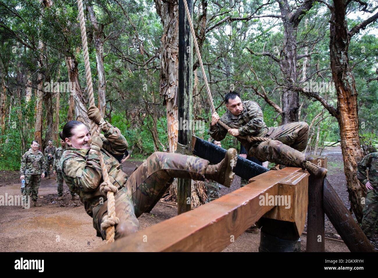 Air assault obstacle course High Resolution Stock Photography and ...