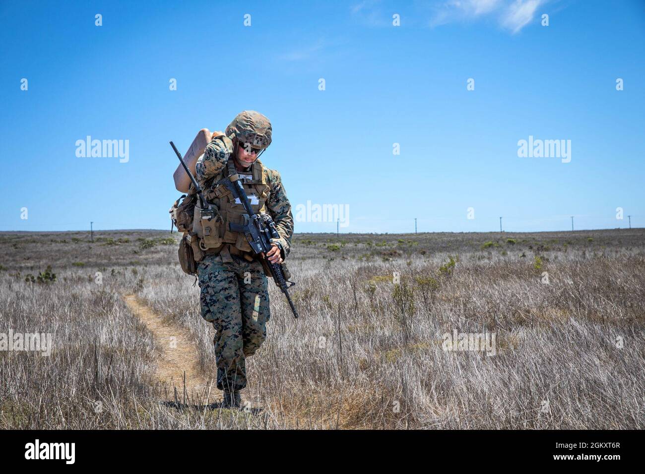 U.S. Marine Corps 1st Lt. Ryan J. Cassidy, a low altitude air defense ...