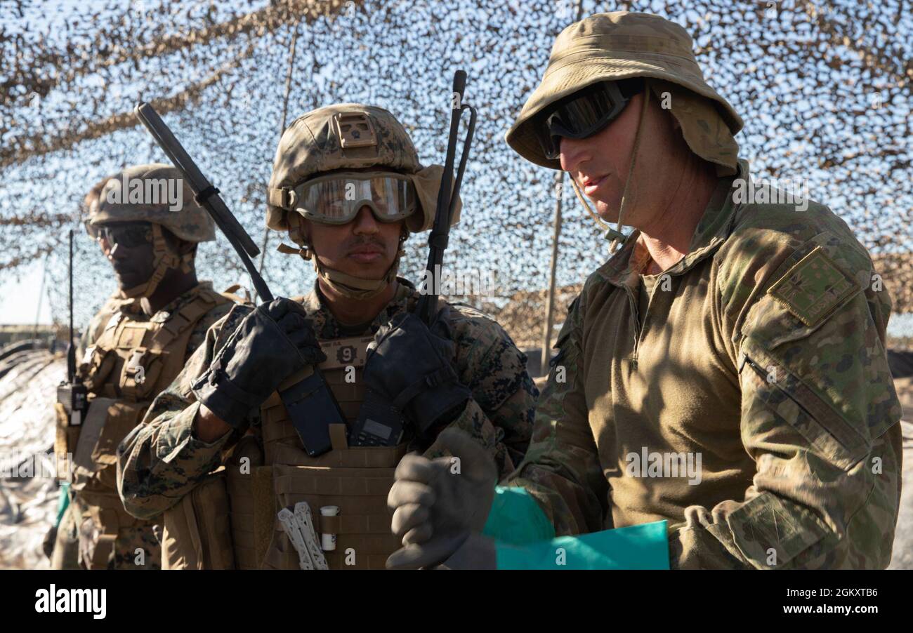 Australian Army Cpl. Grant Anderson, a section leader and petroleum ...