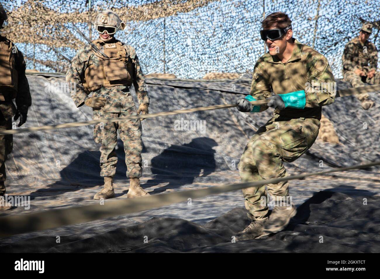 Australian Army Pvt. Cameron Broughton, a petroleum operator with 10th ...