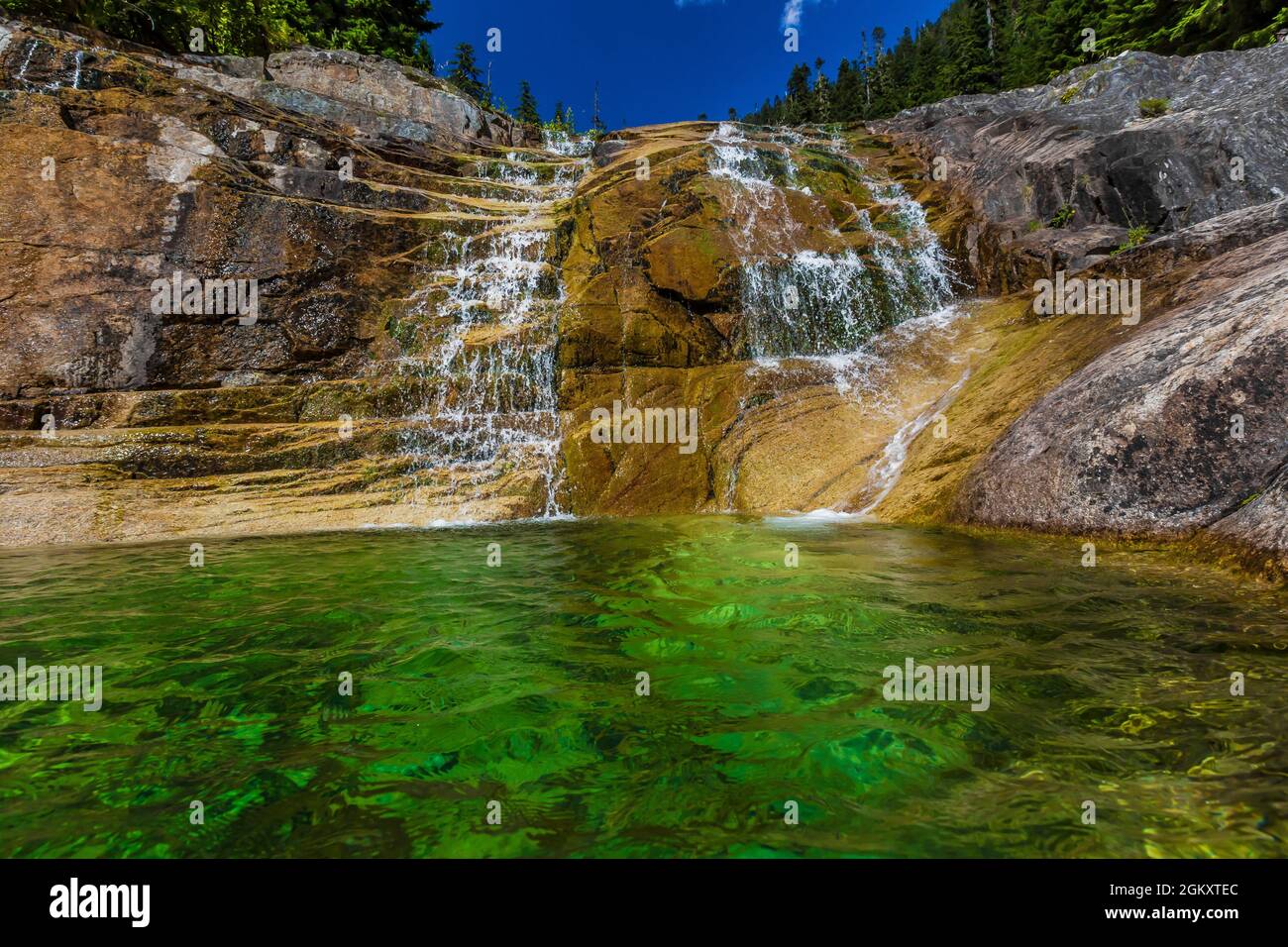 Keekwulee Falls in the Alpine Lakes Wilderness, Mount Baker–Snoqualmie ...