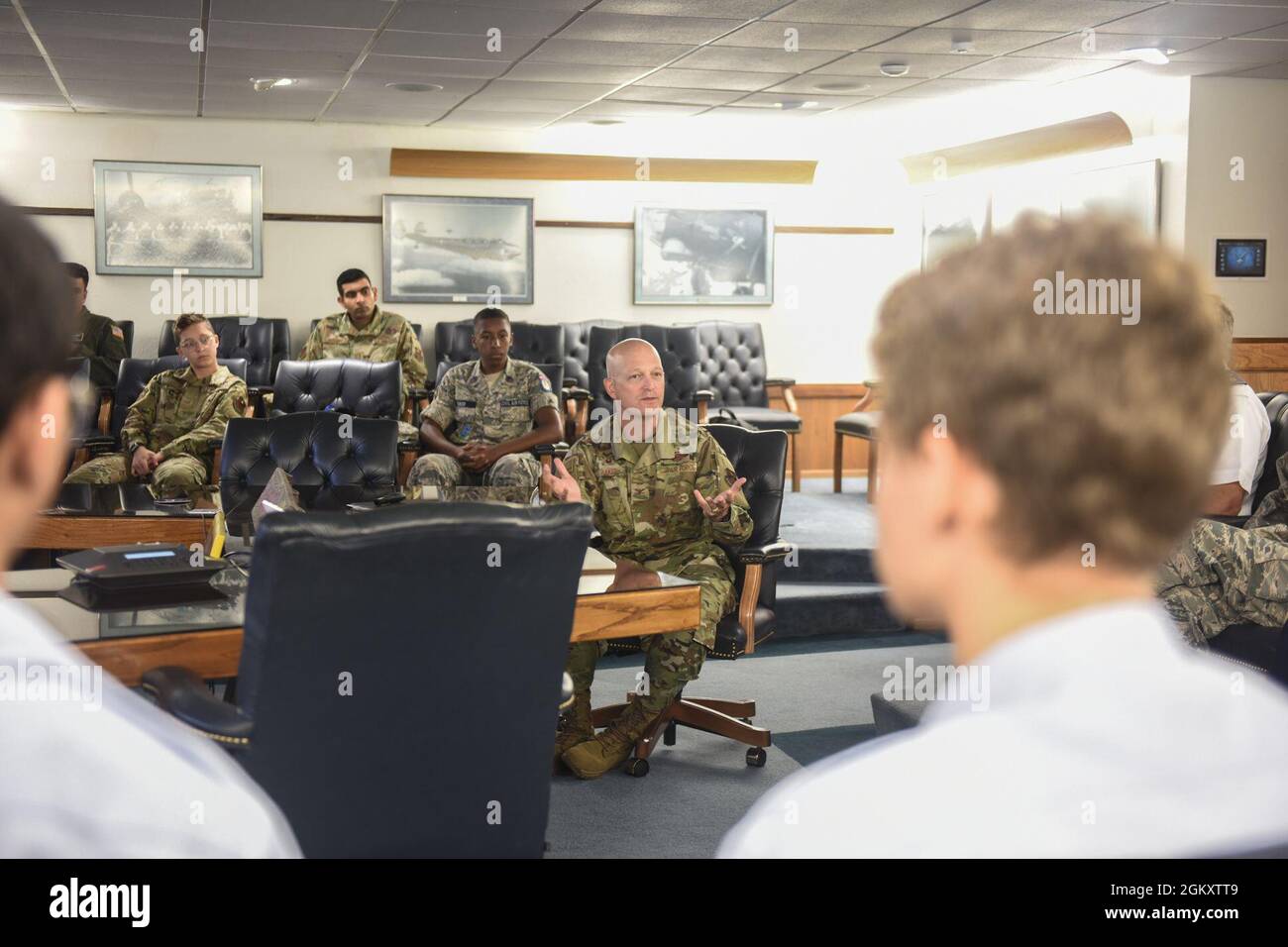 U.S. Air Force Col. Blaine Baker, 97th Air Mobility Wing (AMW ...