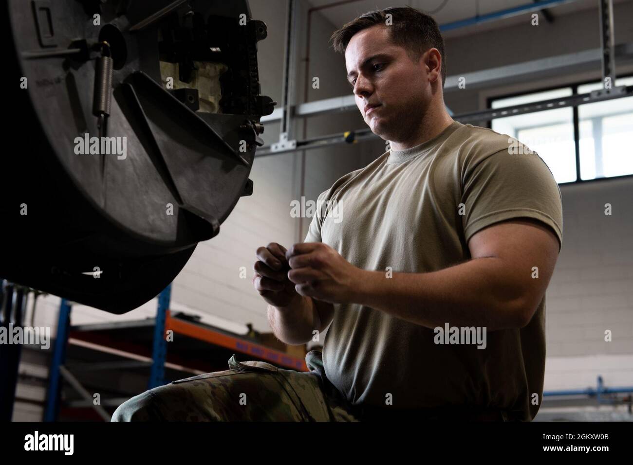 U.S. Air Force Staff Sgt. Chris Williams, 48th Munitions Squadron ...