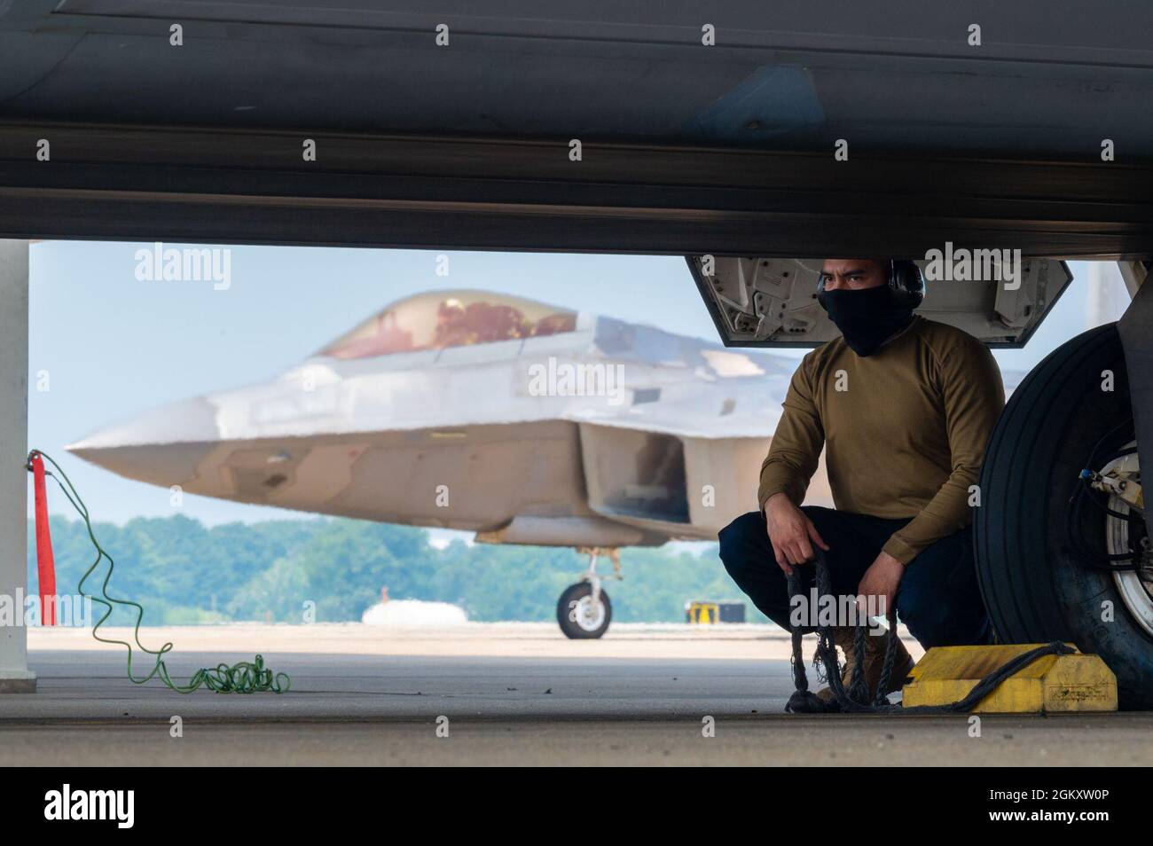U.S. Air Force Airman 1st Class Michael Flores, Weapons Load Crew ...